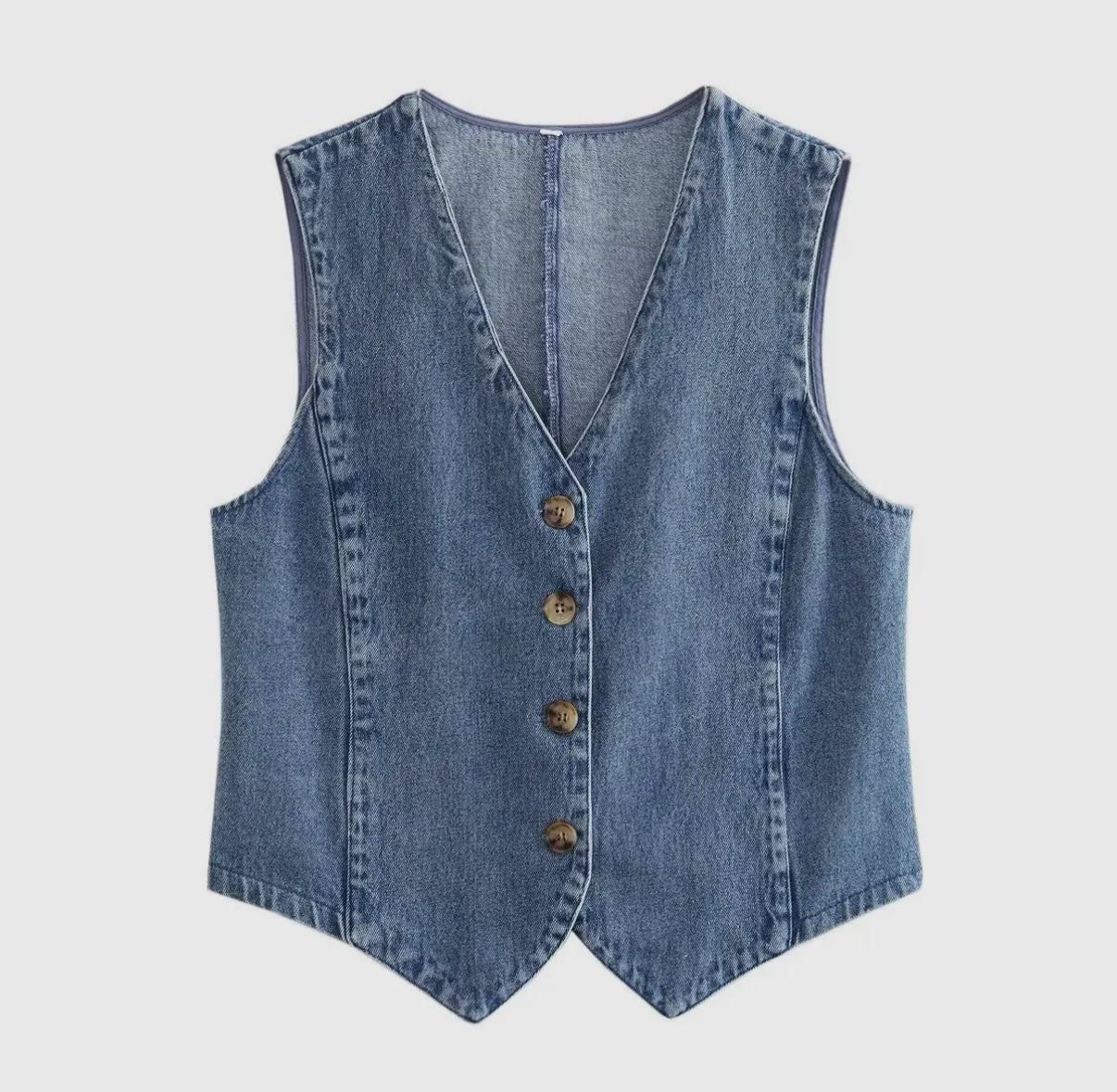 The Denim Dan Vest – Nobody’s Girl Boutique